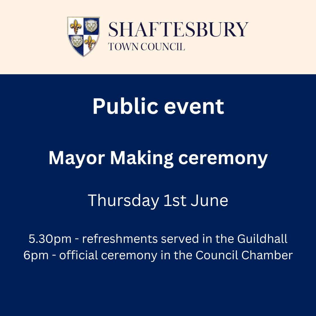 Mayor Making ceremony - Shaftesbury Town Council